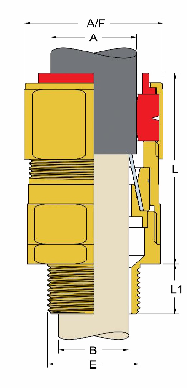 EX CFU-HT CABLE GLAND - Cabex Electrical Components