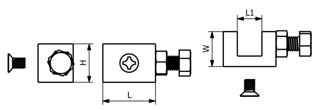 GLAZING BAR HOLDFASTS - Cabex Electrical Components