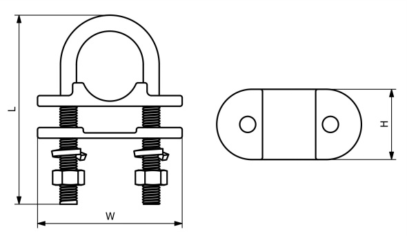 "U" BOLT CLAMPS - Cabex Electrical Components
