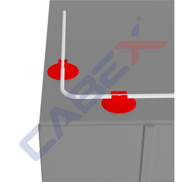 ADHESIVE 8mm CIRCULAR CONDUCTOR CLIPS - Welcome to cabex
