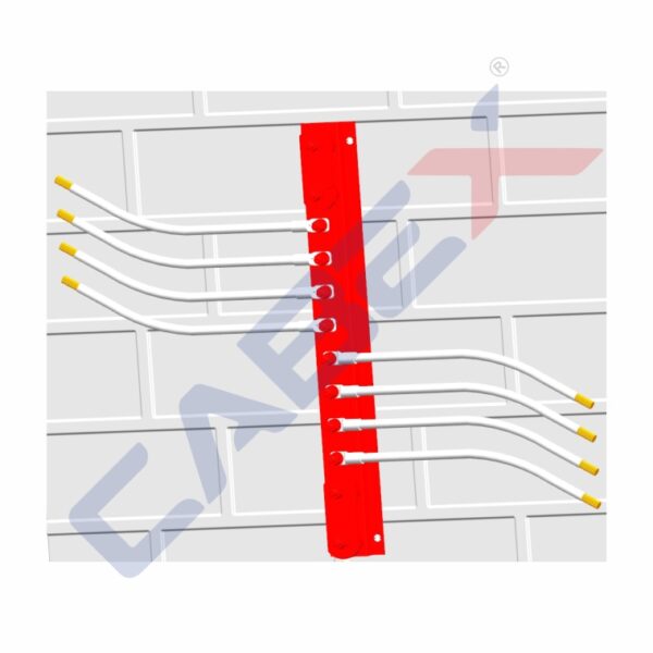 EARTH BARS WITH DOUBLE DISCONNECTING LINKS - Cabex Electrical Components