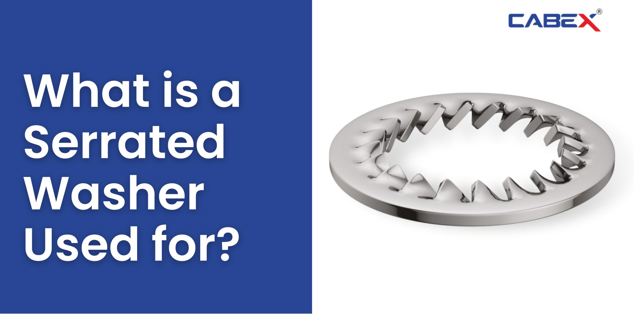 What is a Serrated Washer Used for? - Cabex Electrical Components