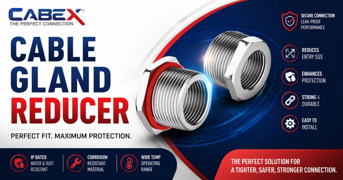 Cable Gland Reducer – Types, Sizes & Buying Guide