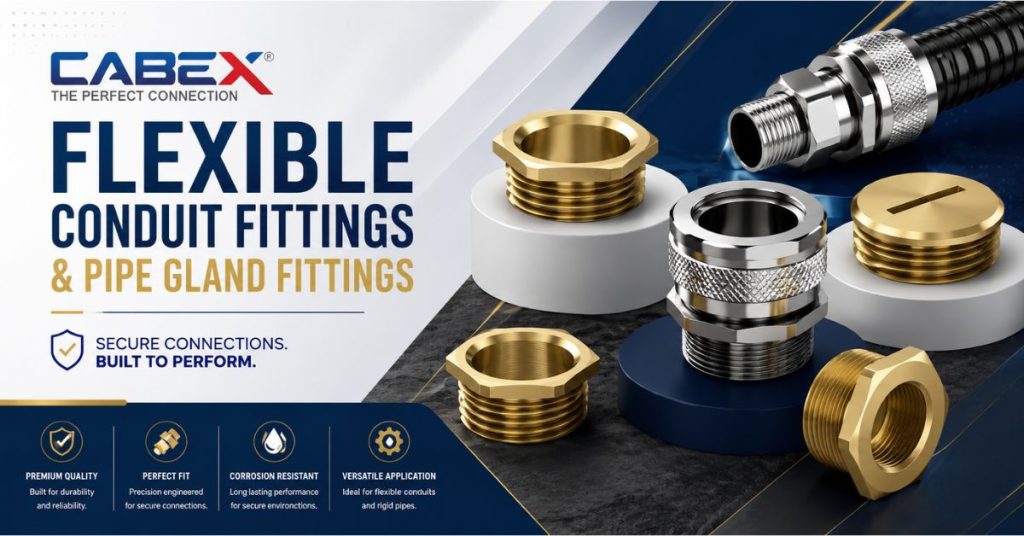 Flexible Conduit Fittings & Pipe Gland Guide 2026